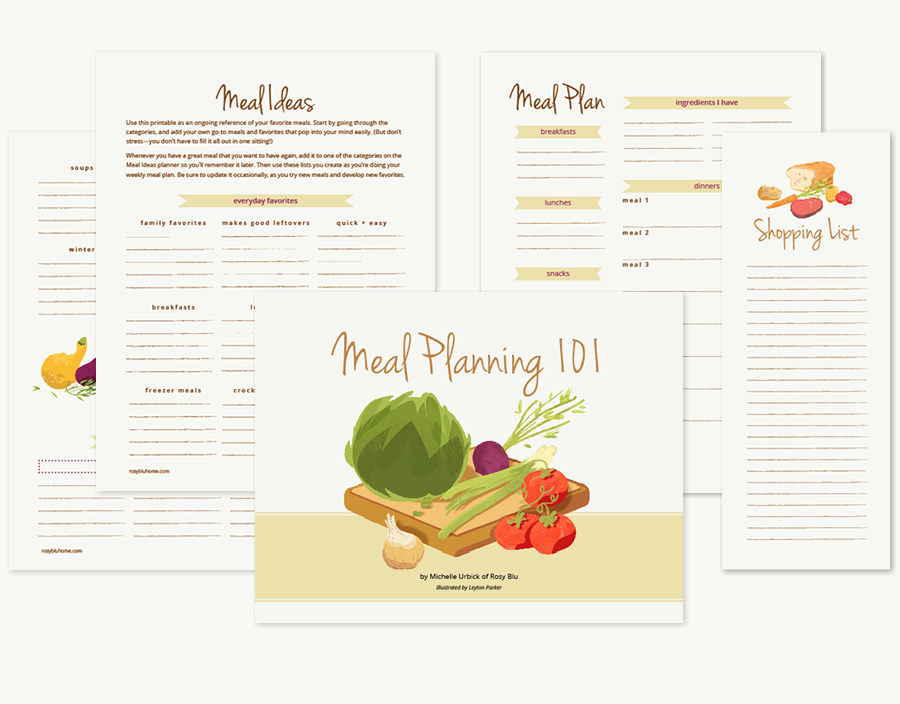 Meal Planning Kit // Digital Edition
