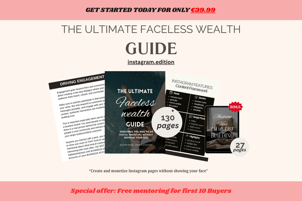 THE ULTIMATE FACELESS WEALTH GUIDE