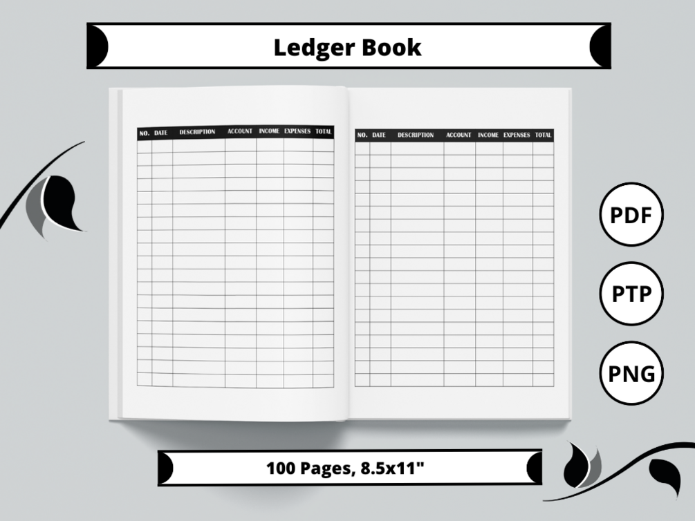 Ledger Book - KDP Interior Template