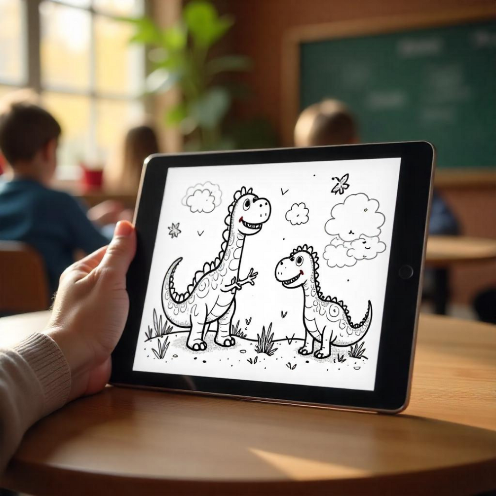 (CODEPETALCREATIVES) DINO-MITE Coloring Fun Book