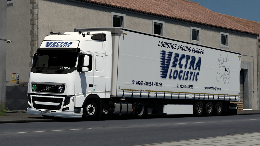 Vectra Logistic combo skin Volvo fh3 by Johnny & Kögel mega by Dotec. ETS2