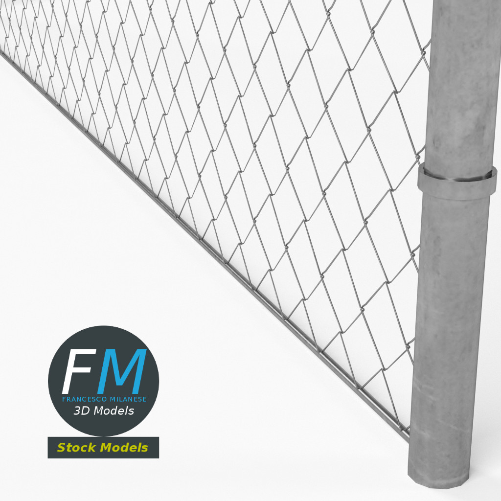 3D MODEL - Wire fence module