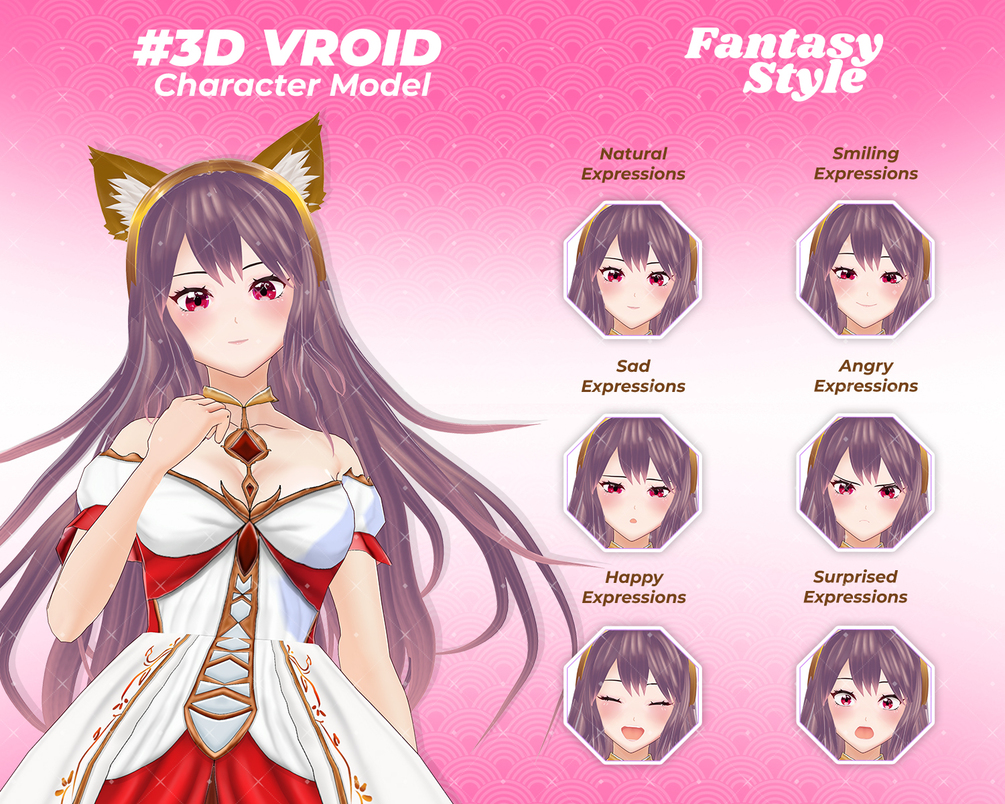 Virtual Persona Masterpiece: Customized Vroid 3D Avatar - Trumbella 3D Character