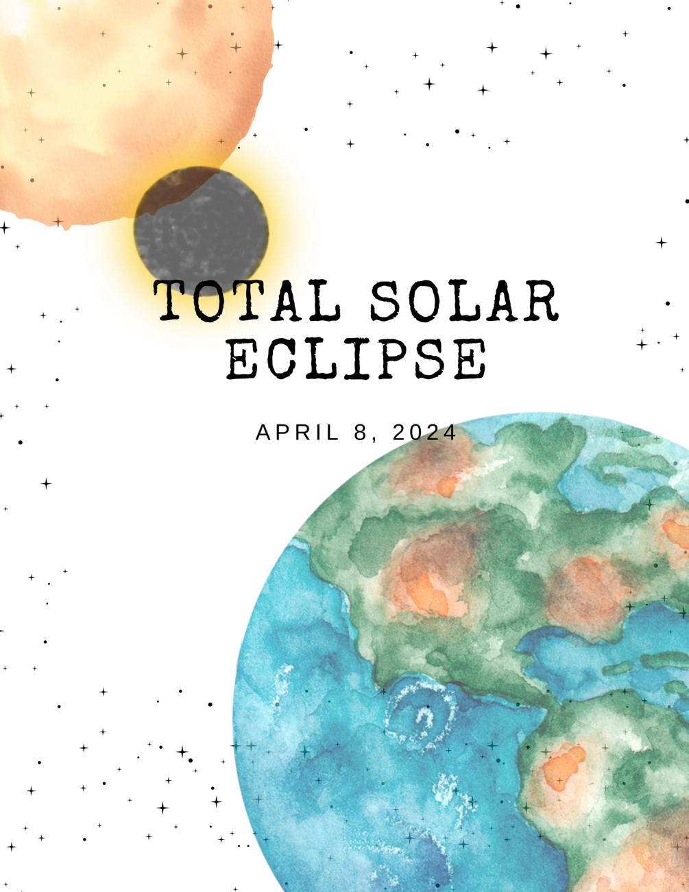 Total Solar Eclipse 2024 Mini-Unit Study