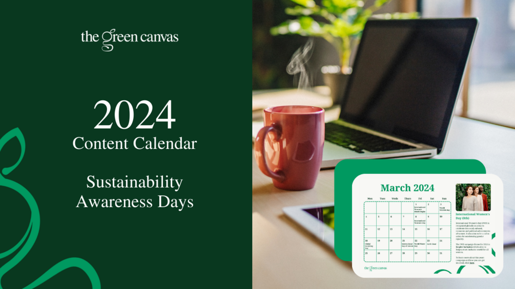 2024 Sustainability Awareness Days, Content Calendar