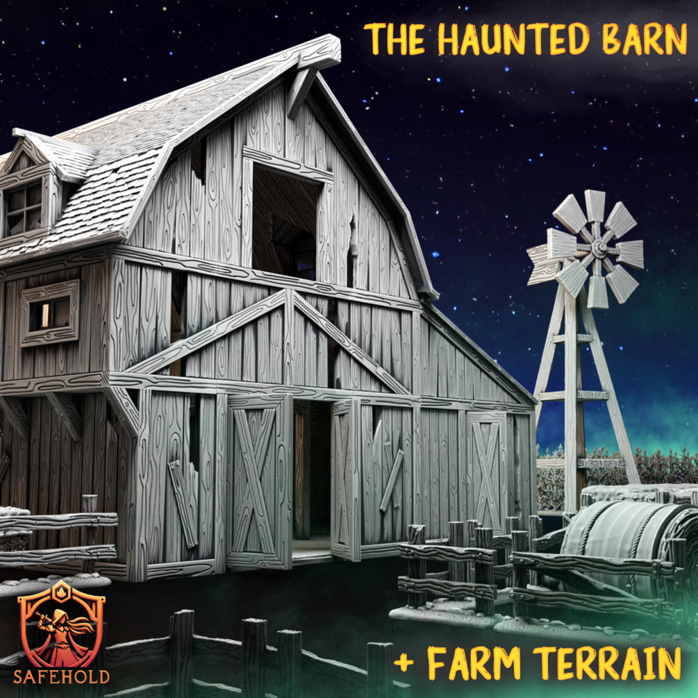 The Haunted Barn - STL MEGA SET