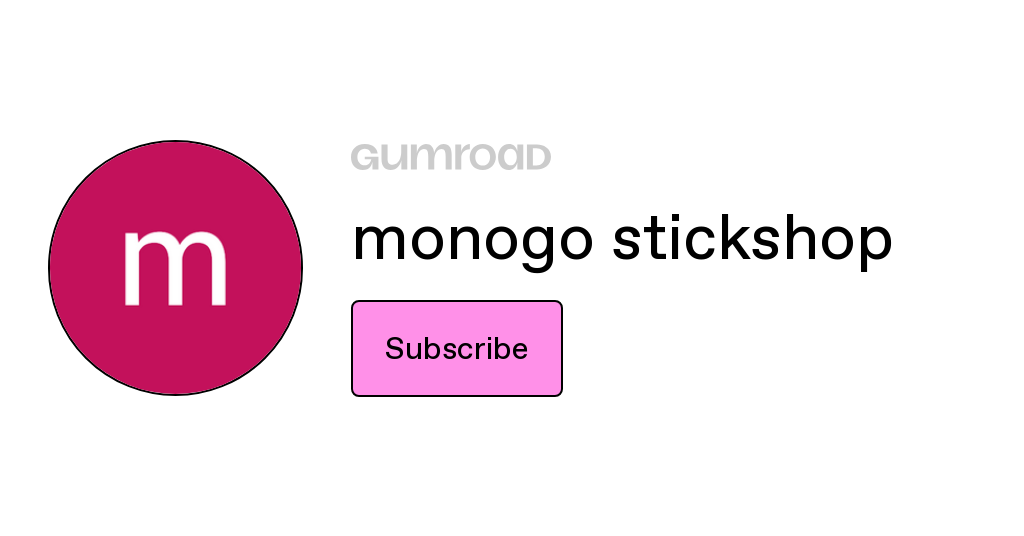 monogo stickshop