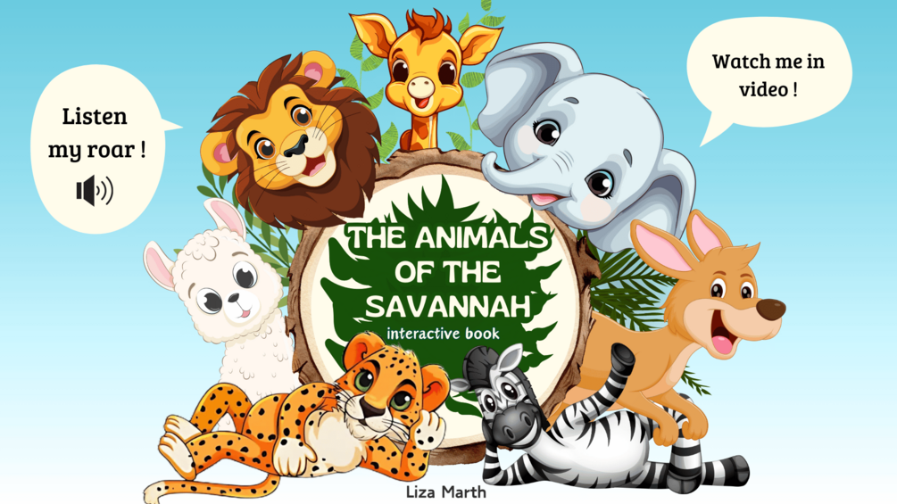 Savanna Animals: An Interactive Learning Adventure for Kids!