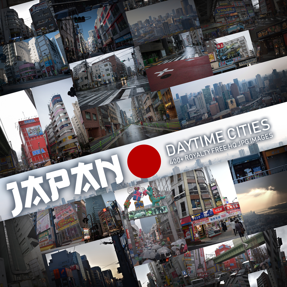 Japan Daytime Cities Photopack
