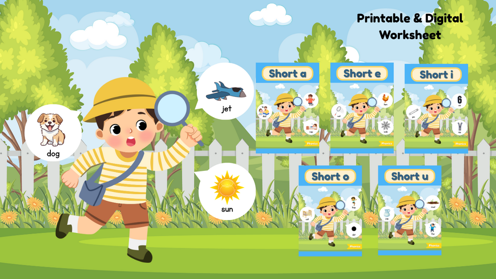BASIC PHONICS PACK – Digital & Printable PDF (A4, Full Color)