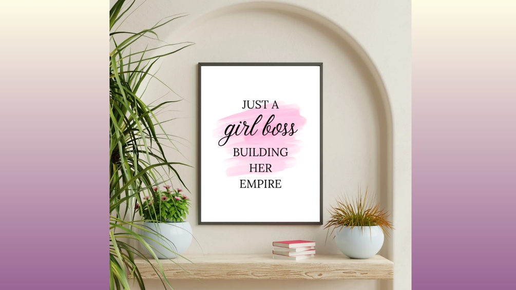 Girl Boss Printable Wall Art