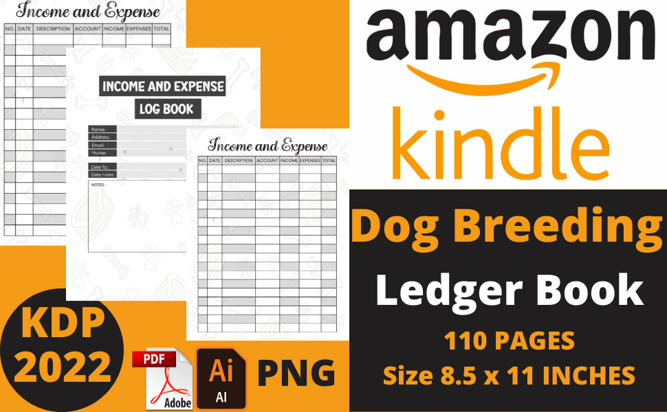 Dog Breeding ledger Book