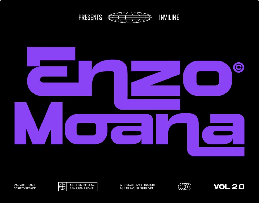 Enzo - Extended Bold Display Font