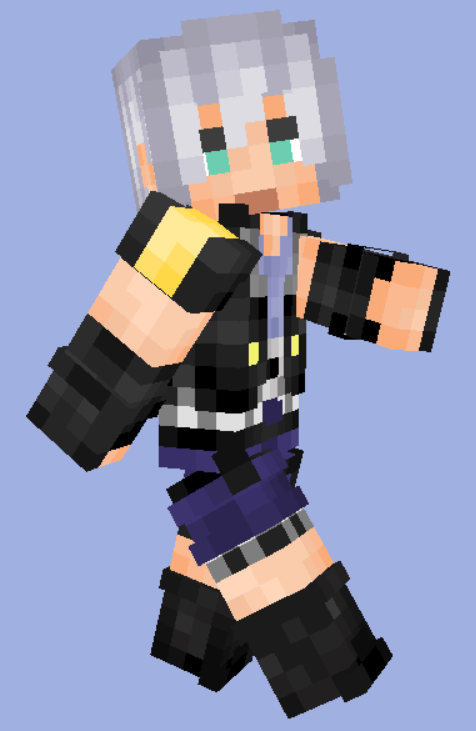 skin Minecraft Riku de la serie Kingdom hearts
