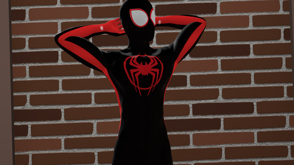 Across the Spider Verse Miles Morales (Textures and FBX Model) For VRCHAT