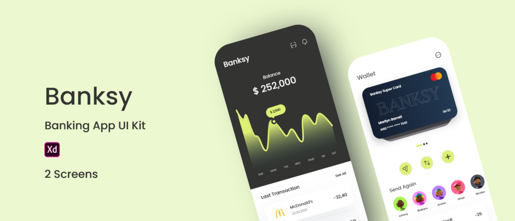 Banksy💵- banking app concept