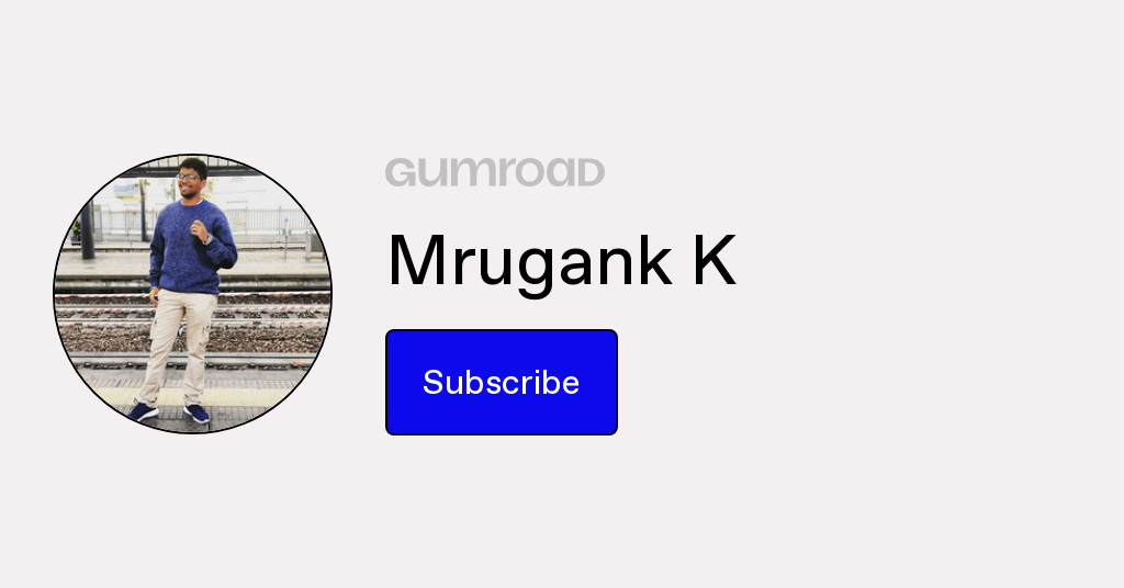 Mrugank K