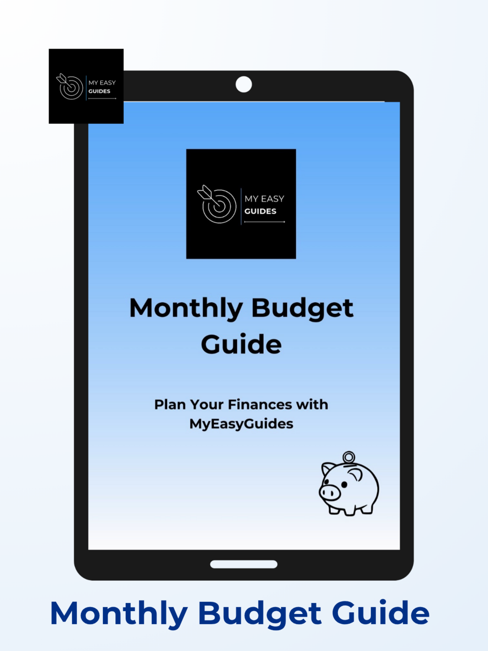 Printable Monthly Budget Planner 2025 in English & Spanish.