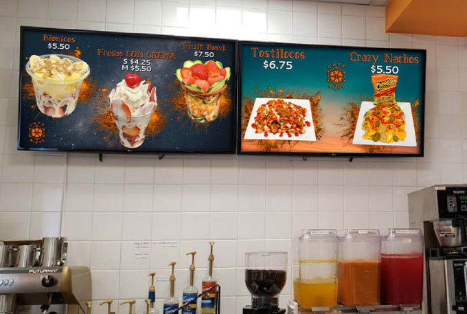 High quality digital tv screen menu video