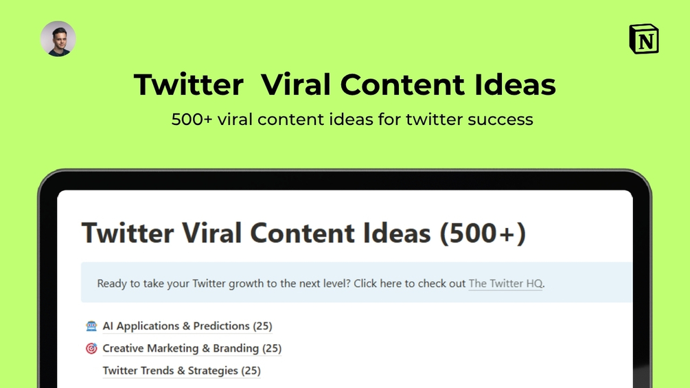 Twitter Viral Content Ideas (500+ Viral Ideas) 2025