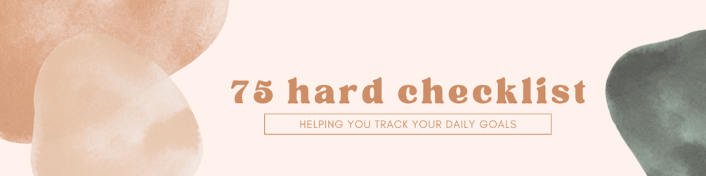 75 hard checklist template