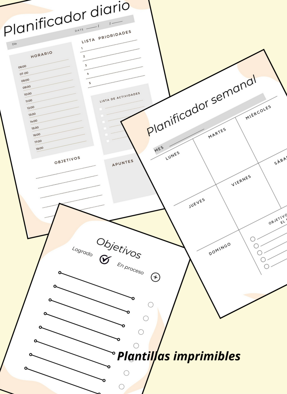 Plantilla para planificación