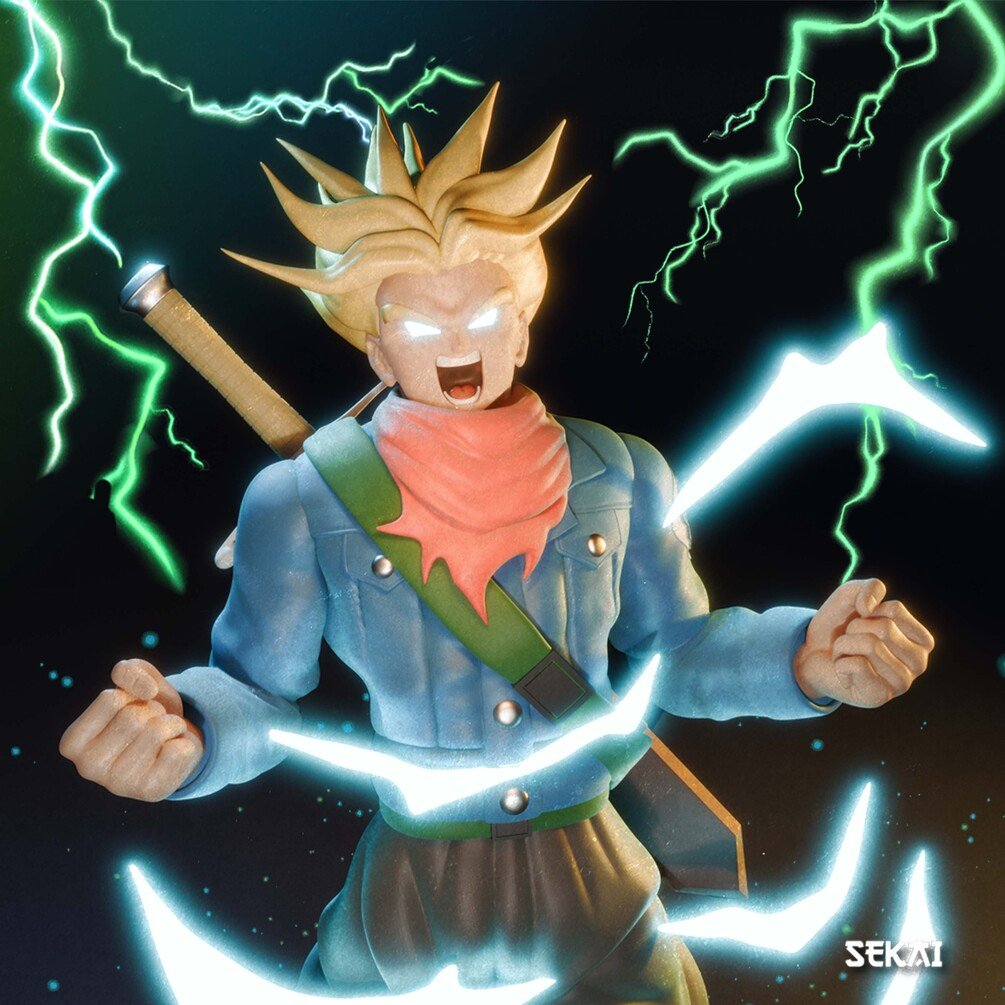 Trunks Super Sculpture and Bust - Sekai 3D Models - Tested and Ready ...