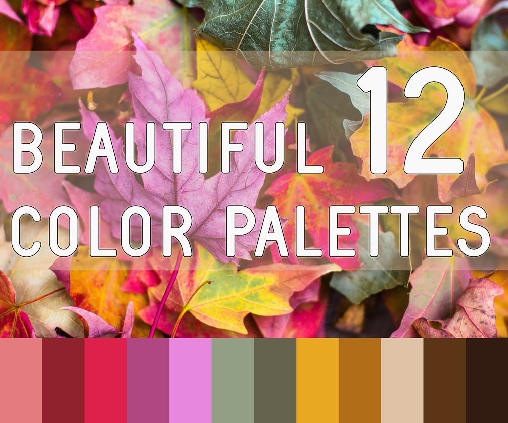 12 Beautiful Color Palettes