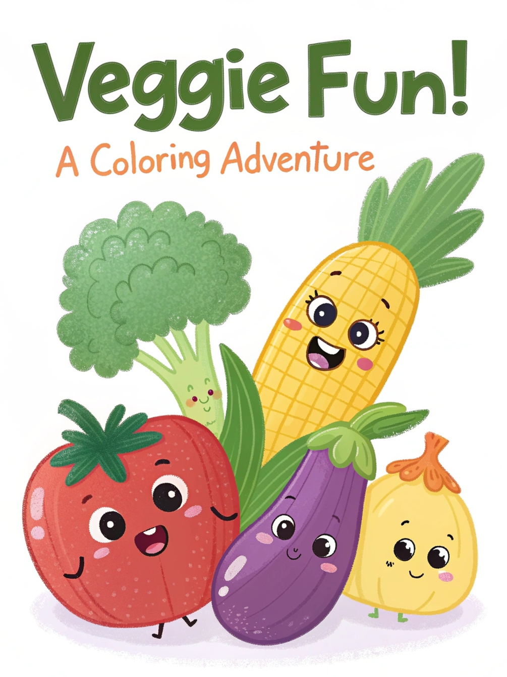 Veggie Fun! A Coloring Adventure for Kids