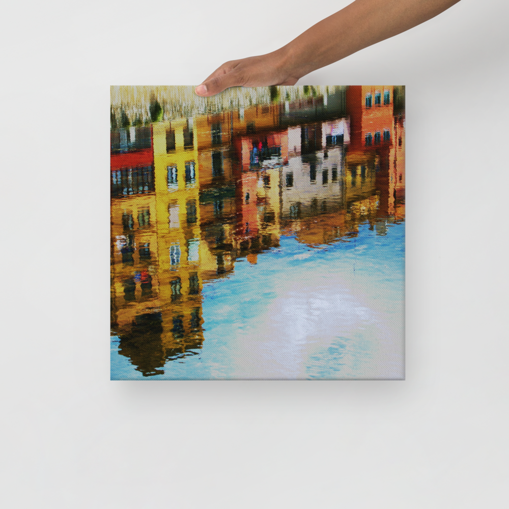 Fine canvas homes art 16" x 16"