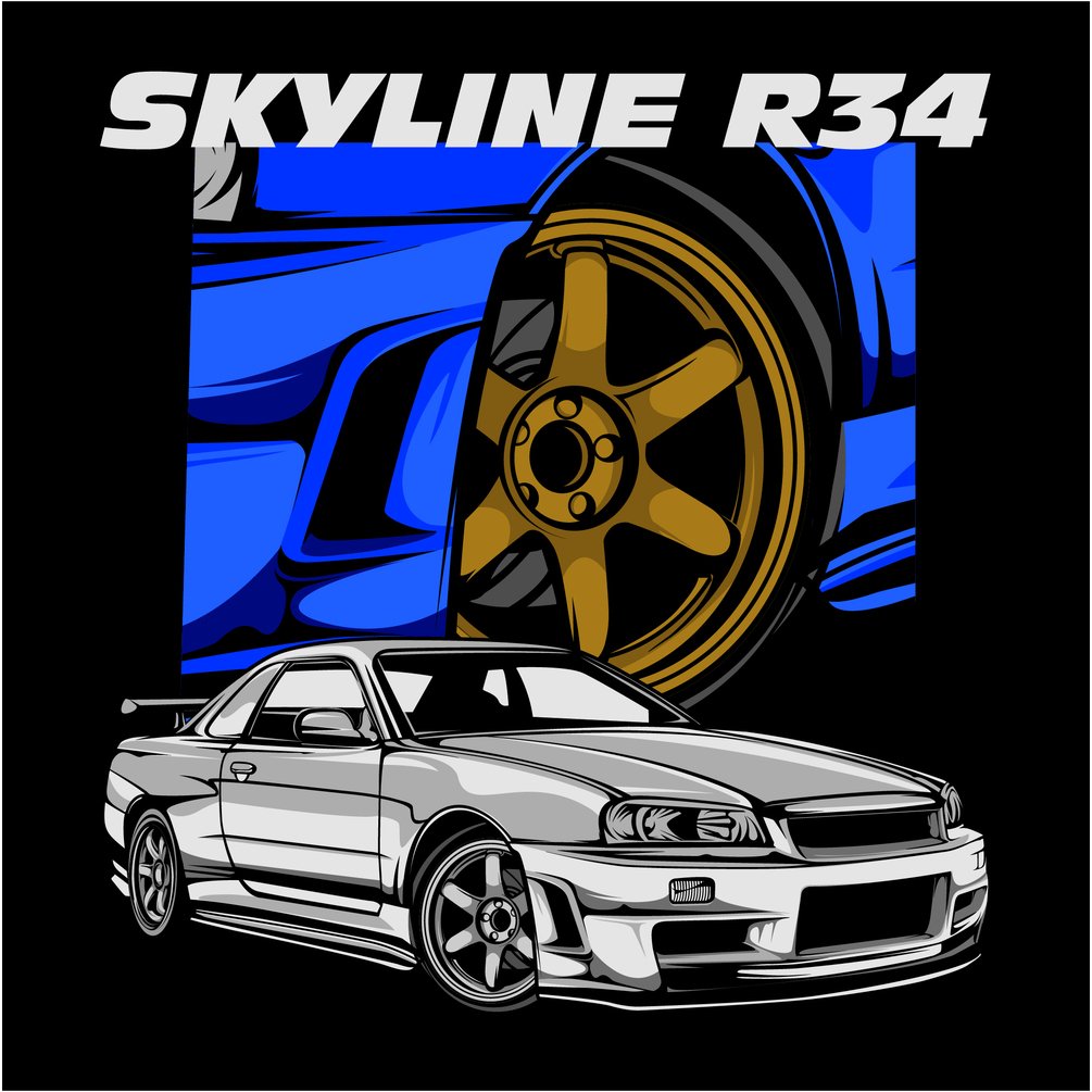 Skyline GT-R R34 Godzilla return