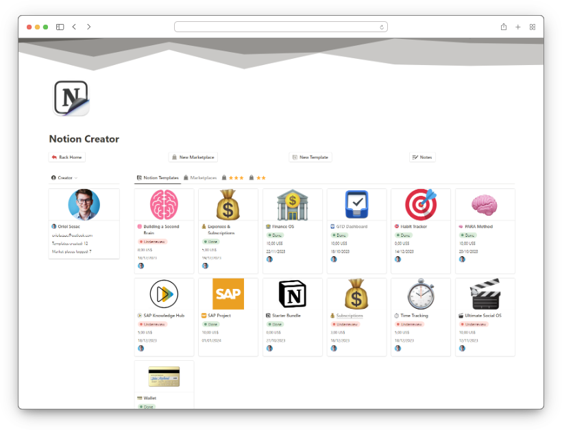 Content Creator - Notion Circles