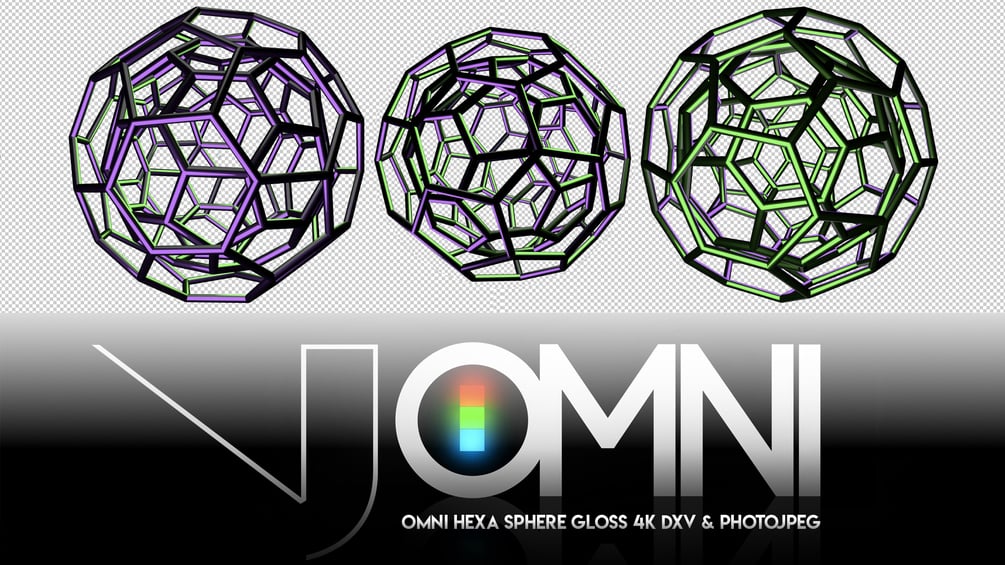 OMNI Hexa sphere 4K with c4d file