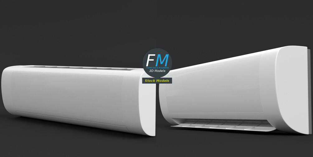 3D MODEL - Air conditioner internal unit