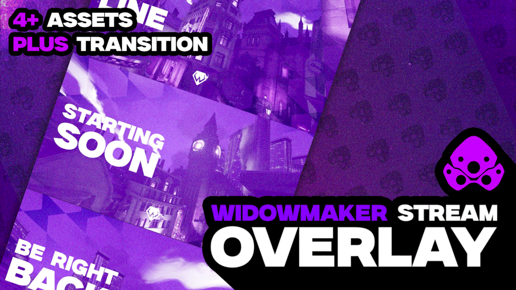 Widowmaker Stream Overlay for Overwatch 2 – Starting Soon, BRB, Offline ...