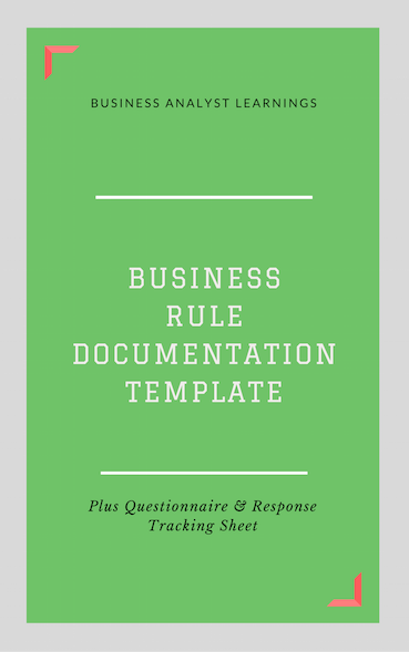 Business Rule Documentation & Questionnaire (BRDQ)