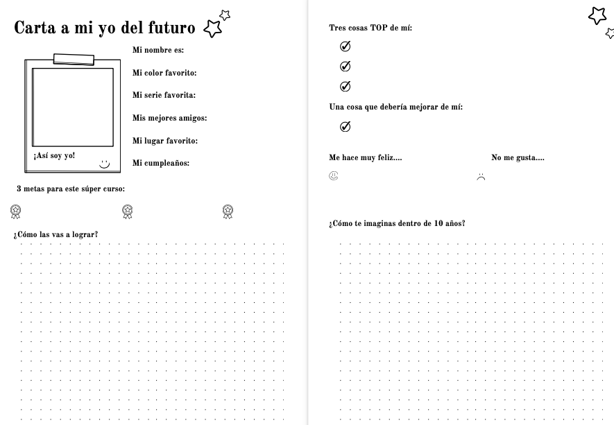 CARTA A MI YO DEL FUTURO