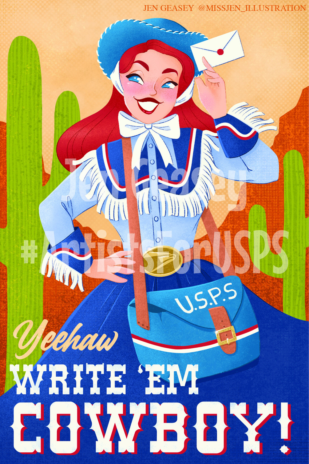 Write 'Em Cowboy! by Jen Geasey