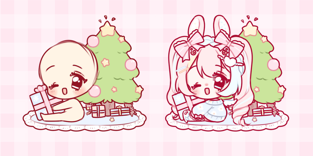 Christmas Tree YCH - includes commercial use.