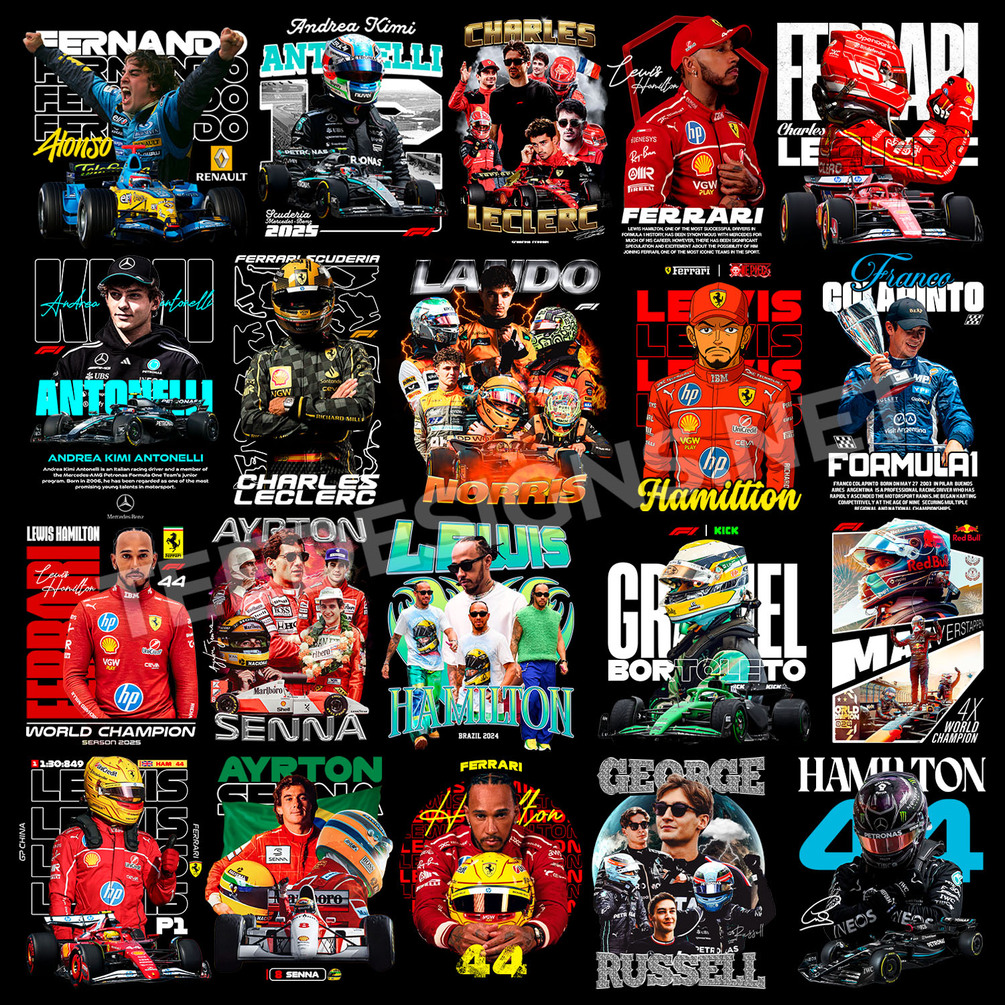 45 Formula 1 Drivers Designs PNG