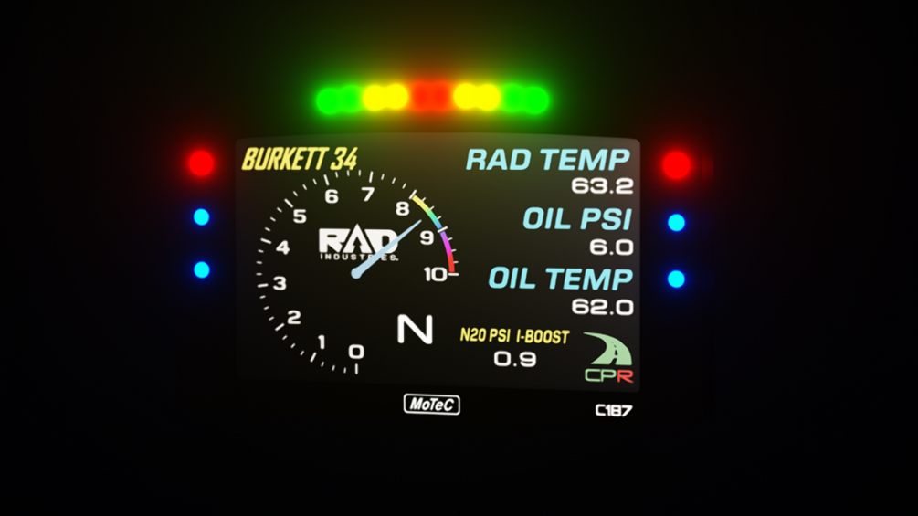 Gauge: MoTeC C187 - Rad Dan