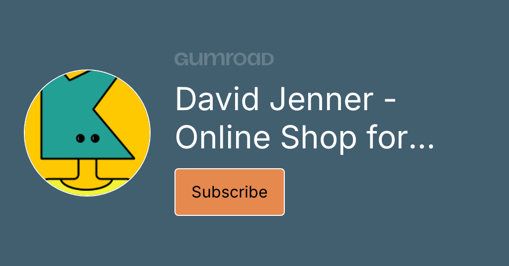 David Jenner - Online Shop for digital downloads