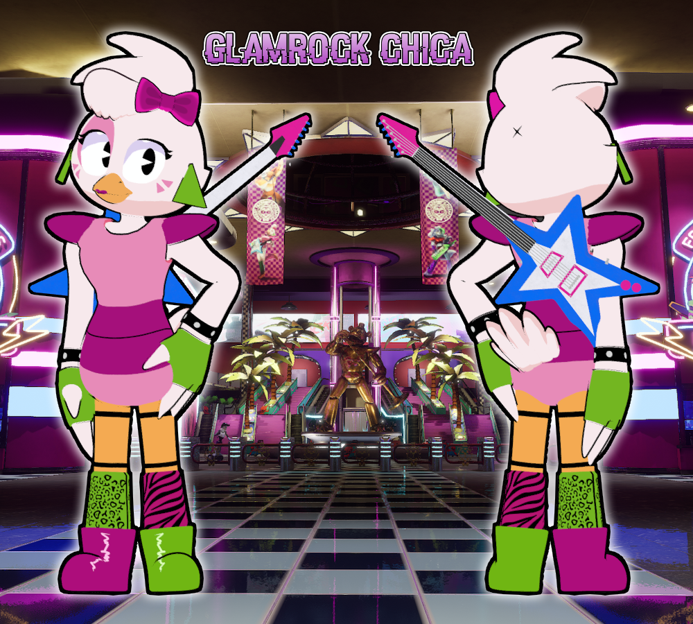 .+~Chica From Fazbear & Friends!~+. (VRChat Avatar)