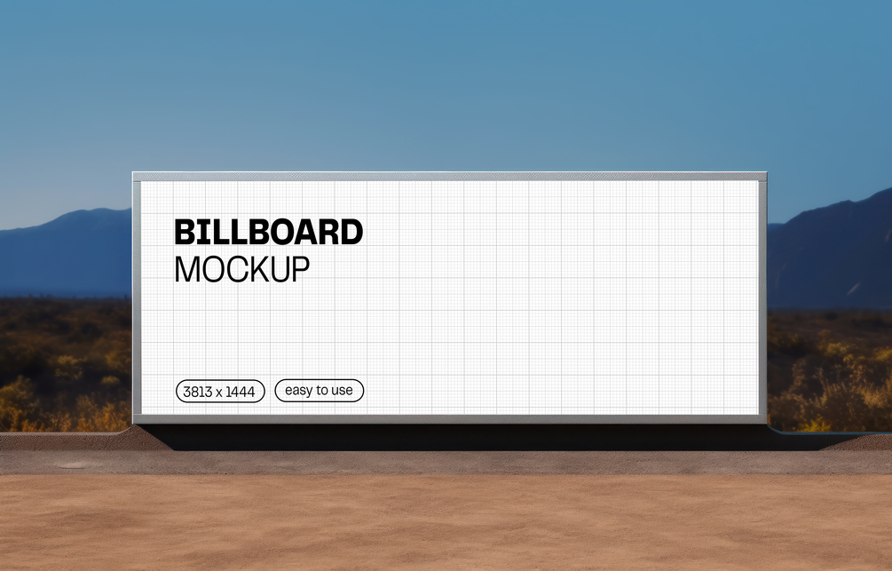 Urban Commercial Billboard Mockup / #815