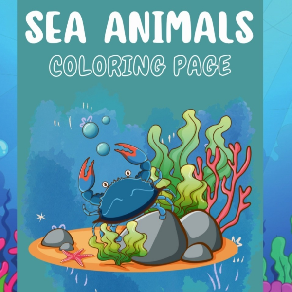 SEA ANIMAL COLORING BOOK