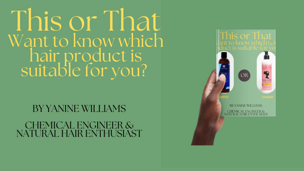This Or That Want To Know Which Hair Product Is Suitable For You 