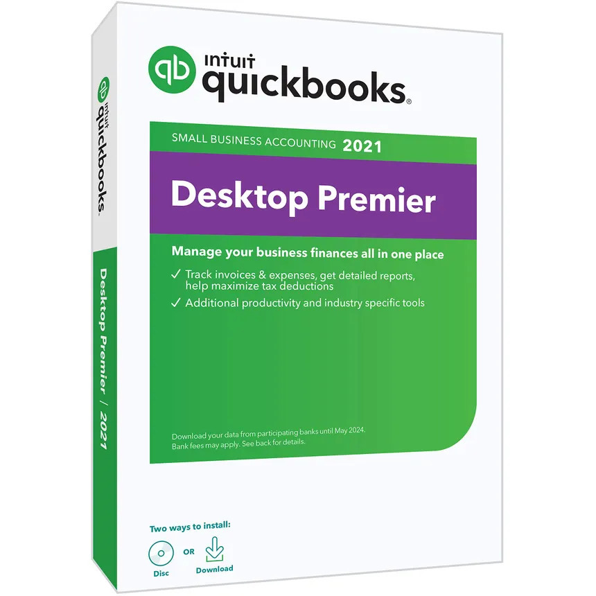 QuickBooks Desktop Premier 2021 - US Version - Lifetime
