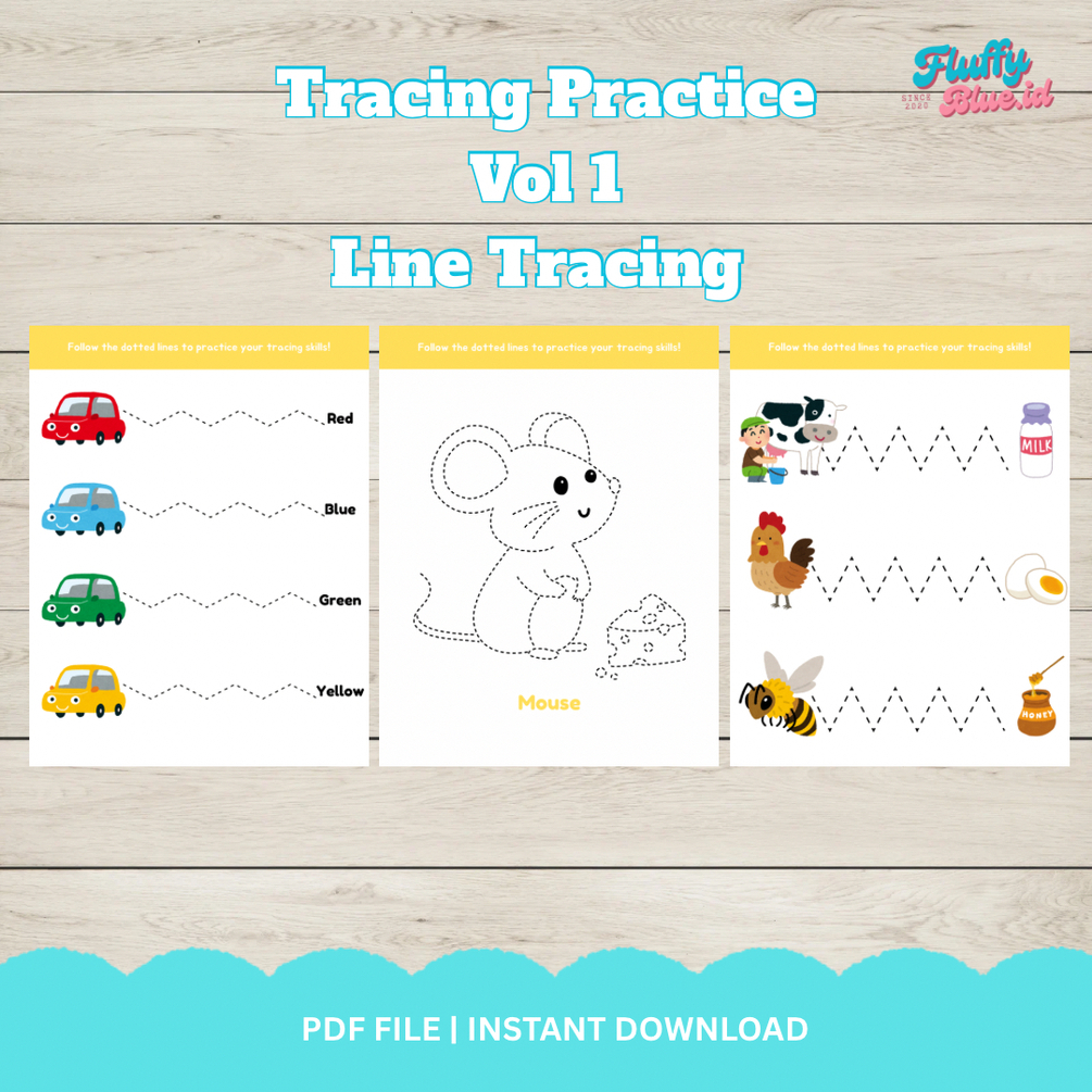 Fun & Educational Tracing Worksheets Bundle for Preschoolers