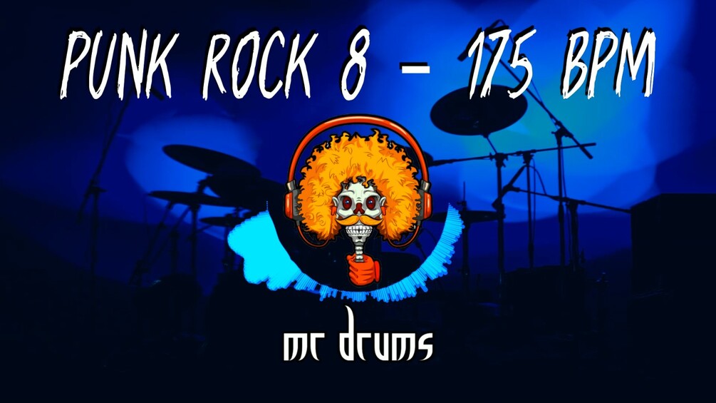Punk Rock 8 - 175 BPM | Backing Drums