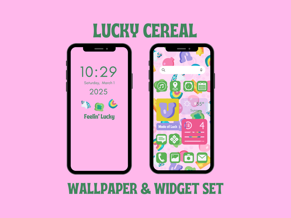 Lucky Cereal Wallpapers & Widgets Theme Pack 🍀